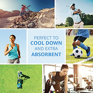 FROGG TOGGS Chilly Pad Pro Sport Microfiber Instant Cooling Towel, Machine Washable, Reusable 31"x6"