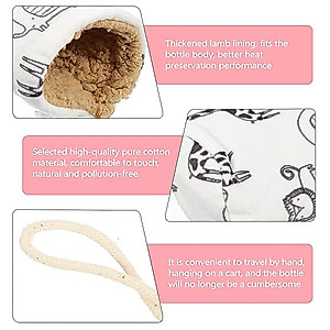 Milisten 10 oz Baby Bottle Bag Thermal Bottle Sleeve Baby Nursing Bottle Insulator Sleeve Anti-drop Sleeve Bottle Pouch Baby Bottle Sleeve