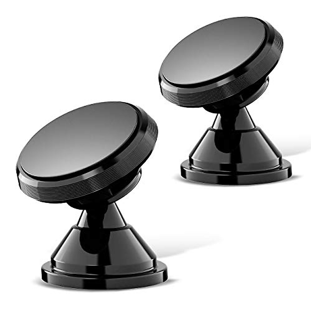 eSamcore Magnetic Phone Car Mount, Powerful Magnets Car Mount Holder for Dashboard with Strong Adhesive, Fits Smartphone [2 Pack]