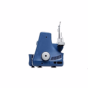 SINGER | S0230 Serger Overlock Machine With Included Accessory Kit - Heavy Duty Frame - 1300 Stitches Per Min - 4 Thread - Differential Feed - Making The Cut Edition , Blue