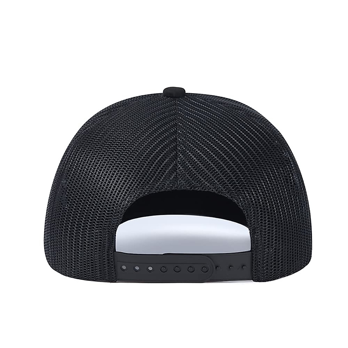 CNUSER Trucker Hat Fashion Mens Women Snapback Hats - The Great Outdoors Adjustable Baseball Cap,Mesh Hat (Curved Black)