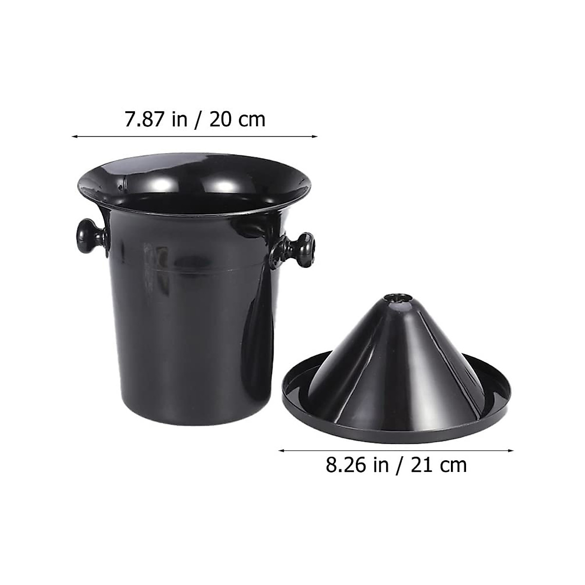DOITOOL 4Pcs Wine Tasting Spittoons Wine Tasting Dump Bucket Spittoon Champagne Bucket Spit Wine Barrels Cold Wine Barrels Ice Bucket