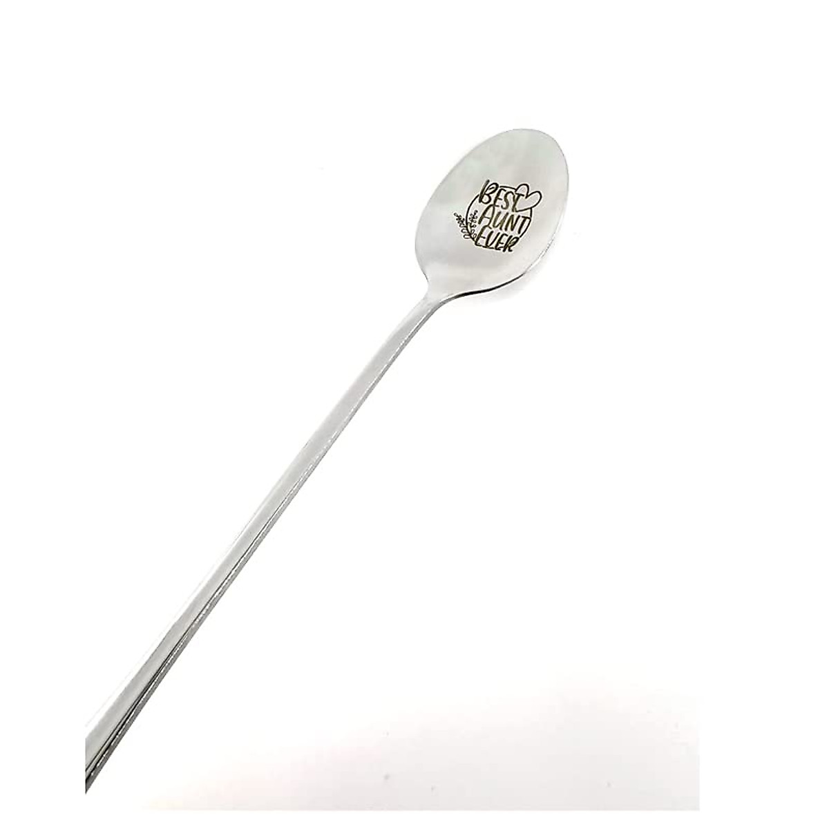 Best Aunt Ever Gifts Spoon for Auntie Birthday Gifts for Aunty Aunt Gifts from Niece Nephew to Auntie Christmas Gifts Coffee Spoons for Coffee Lover Gift for Auntie Aunt