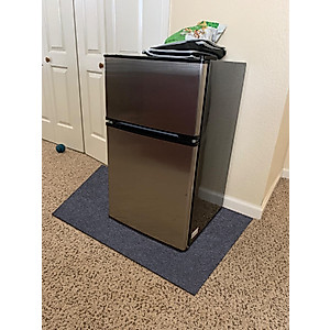 Under Refrigerators Mat,for floor surface/Absorbent mat Lightweight Washable Floor Mat，Protect refrigerators and floors，Multifunctional home appliance mat，back Non-slip (36"×60")