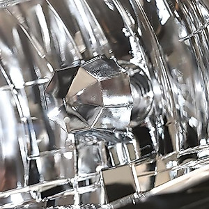 YUYANSHOP Halogen Headlight Assembly w/LED DRL Replacement for 2017 2018 2019 2020 Subaru Impreza/XV black Housing Projector 84001FL01A 84001FL00A (Driver + Passenger Side)