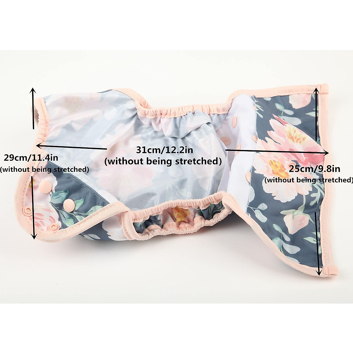 Sigzagor Baby Diaper Cover Nappy One Size 8lbs to 36lbs (Rainbows Rains Clouds)