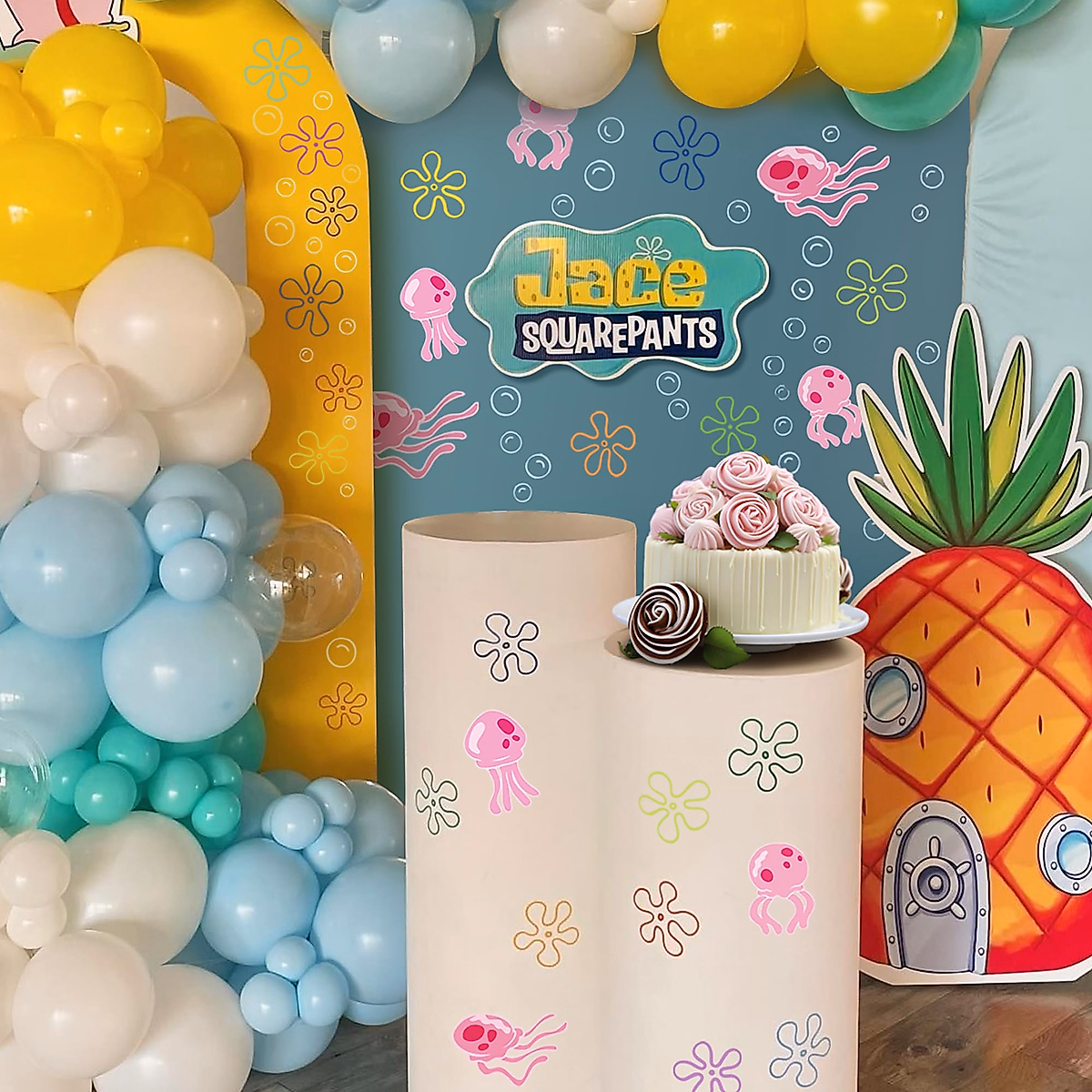 Dripykiaa 114 Pcs Jellyfish Bubbles Wall Stickers Under The Sea Ocean Wall Decals Decorations for SUV Van Bedroom Bathroom Children's Room Wall Decor for Boys Girls Teens Adults