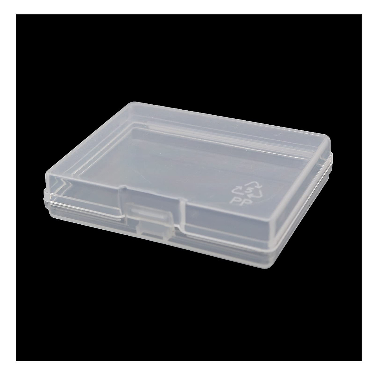 PZRT 8pcs Plastic Transparent Small Square Box 58x45mm Storage Containers Box for Small Items