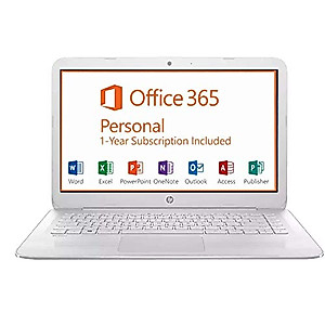 Flagship HP Stream 14.0" HD WLED-backlit Laptop, Intel Dual-Core up to 2.48GHz, 4GB DDR3, 64GB SSD, free 1-yr Office 365 Personal, 802.11ac, Bluetooth, HDMI, Webcam, up to 10hr Battery Life, Win 10
