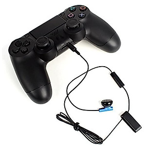 3.5mm Headset Earbud Earphone Earpiece with Microphone for PS4 Controller Headphones Replacement