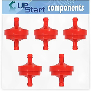 5-Pack 394358 Fuel Filter Replacement for Toro 31323 (4000001-4999999)(1974) Snowthrower - Compatible with 298090S Fuel Filter 150 Micron