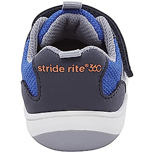 Stride Rite 360 Boys Carson Athletic Sneaker, Blue, 6 Toddler