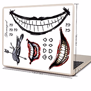 4 Sheets Joker Tattoos(Size:11.8"x7.87"), Halloween Temporary Tattoos for Men, Suicide Squad Fake Tattoo Stickers For Adults Halloween Cosplay Costumes Masquerade Party Makeup Accessories (normal)