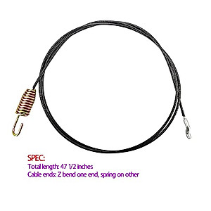 Yiekea 946-04230B Auger Clutch Cable Replaces MTD & Cub Cadet 946-04230A 946-04230 746-04230A 746-04230 Fits MTD Cub Cadet Troy-Bilt Columbia Snowblowers