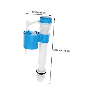 BETOOKY 1 Set Float Valve Water Valve Fill and Dual Flush Conversion System Toilet Flusher Replacement Kit Toilet Replacement Parts inside Tank Whelping Kit Mute Button Toilet Fill Valve