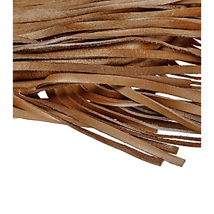 ZLYC Women Bohemian Dip Dye Leather Fringe Bag Pouch Tribal Tassel Cross Body Bag Purse, Khaki