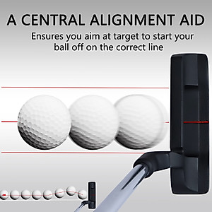 POSSOT Golf Putter Zinc Aluminum Alloy Putters Golf Club Right Handed CNC Milled Putter Face Sturdy Steel Shafts Easy-to-Control Grip for Man and Woman Golfer