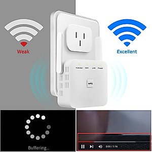 2022 WiFi Extenders Signal Booster for Home & Outdoor - Covers Up to 7595 Sq.ft WiFi Booster and Signal Amplifier, WiFi Range Extender Booster, WiFi Extender with Ethernet Port for 30+ Devices