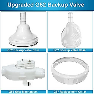 [Upgraded] G52 Backup Valve Replacement for Polaris Pool Cleaner, Compatible with Polaris 180 280 380 480 3900 Cleaner Parts, Redesigned for Crack Resistant Casing, Improved Lifespan Than Zodiac G52