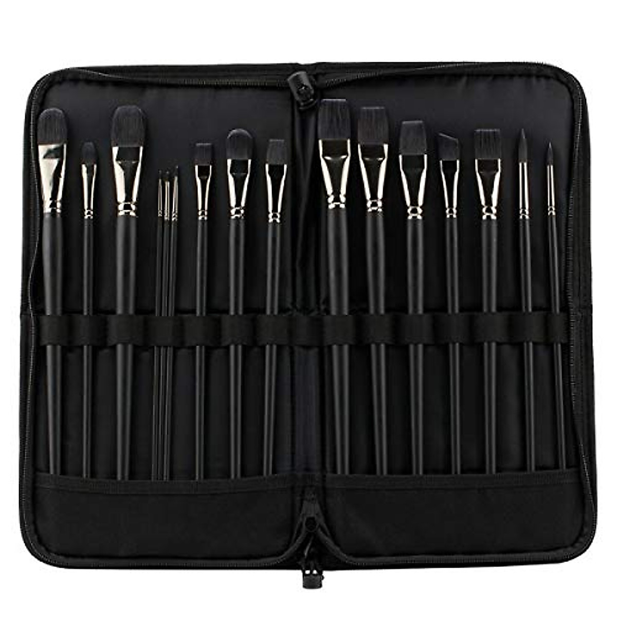 Creative Mark Folding Long Handle Paintbrush Storage Easel & Traveling Case - Artist Paintbrush Carrying Case & Artist Easel For Long Handle Paintbrushes Up To 13" Long - [Long Handle Easel & Case]