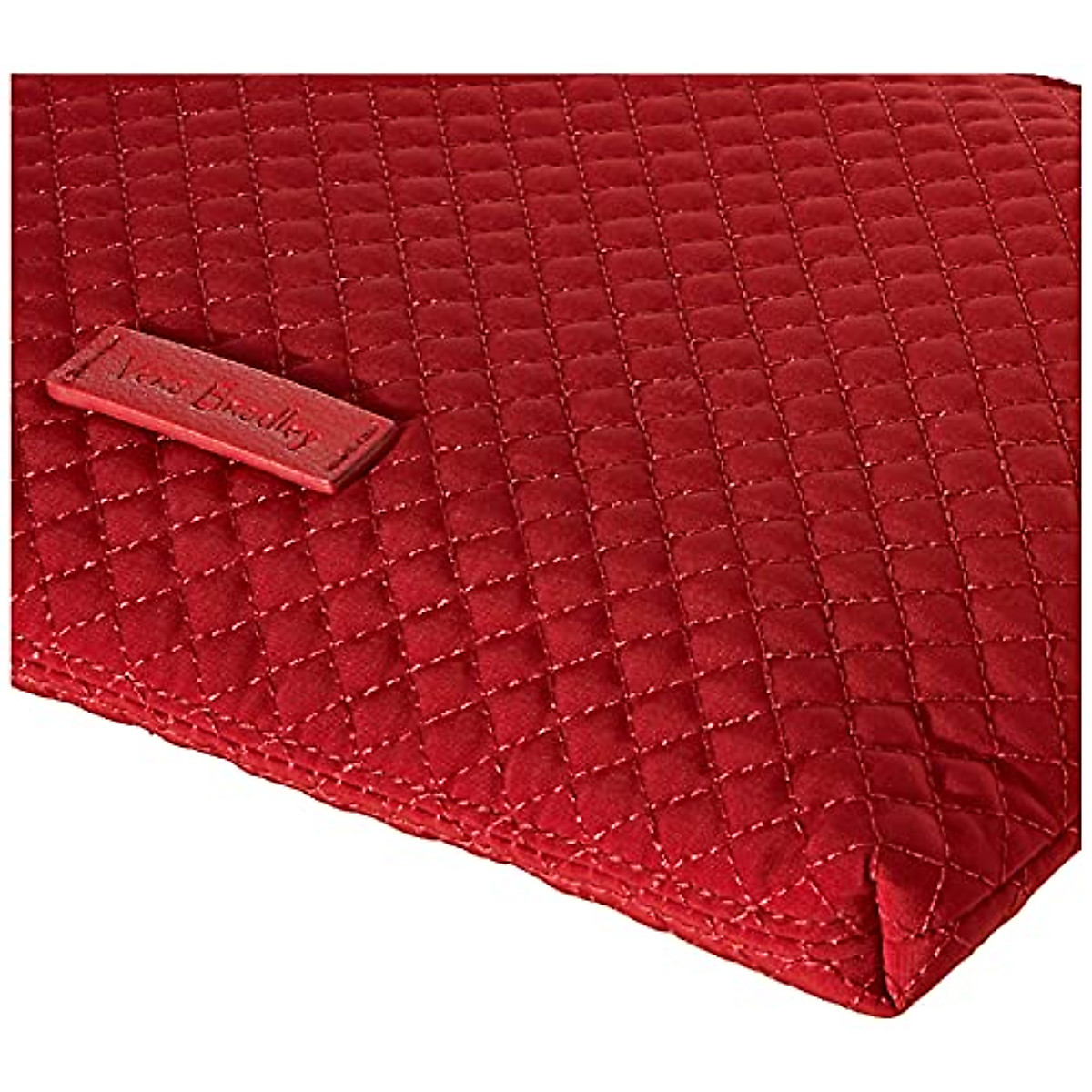 Vera Bradley Women's Microfiber Wristlet With RFID Protection, Cardinal Red, One Size