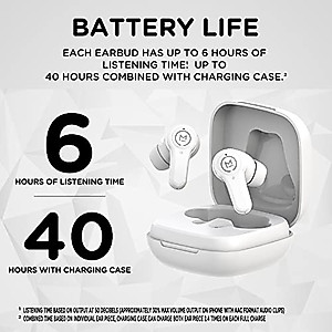 Morpheus 360 Pulse HD TW7800W Sweatproof Virtual Hybrid Active Noise Cancelling TWS Wireless Earbuds with Built-in Microphones for Sports, Gym, Workout, or Work. with Recharging Earbuds Case