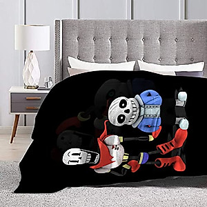 Anime Blanket Cartoon Throw Blanket for Couch Sofa Bed Living Room Gifts for Halloween Thanksgiving Christmas 50"X60"