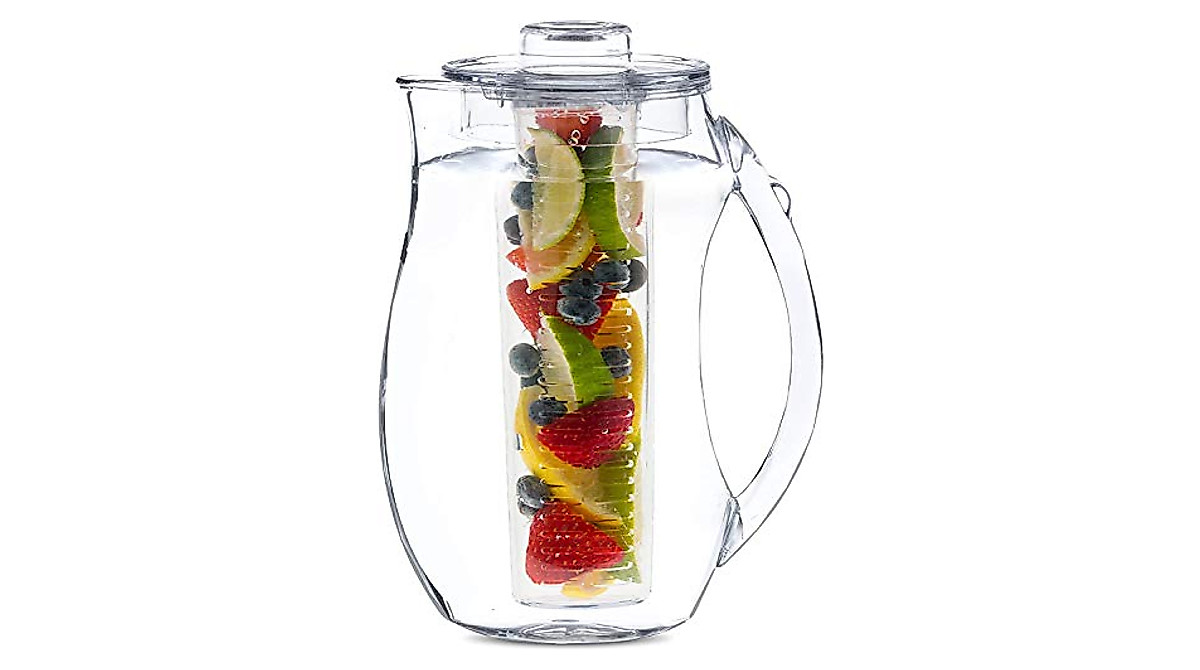 Large Fruit Infuser Water Pitcher - Shatterproof & Healthy