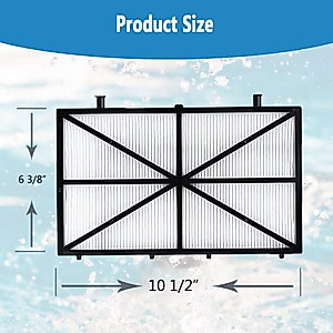 KGC Robotic Pool Cleaner Filters Compatible with Dolphin Nautilus CC Plus, M400 / M500, 4 Packs Filters Ultra Fine Cartridge Filter Panels, Part# 9991432-R4