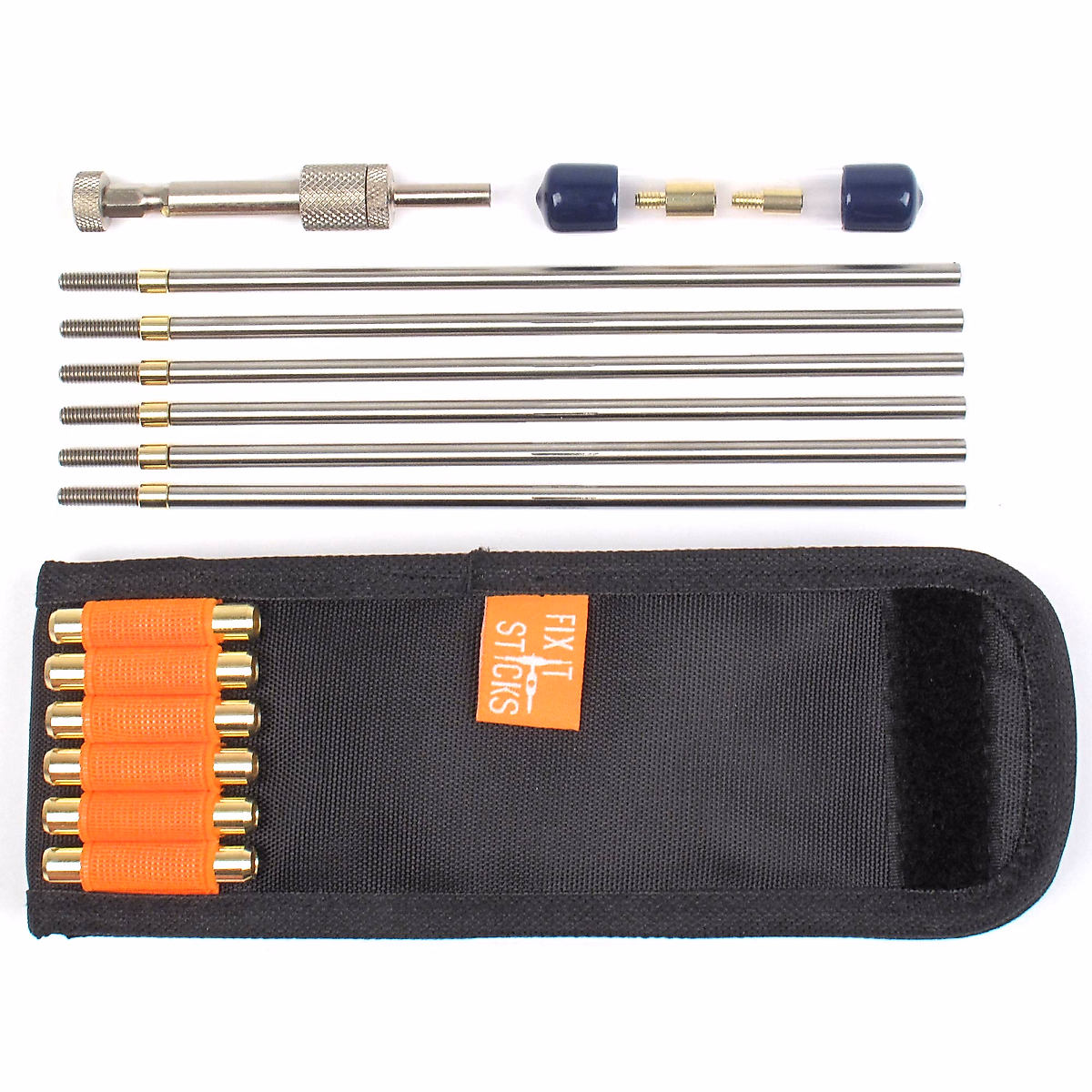 FIX IT STICKS Bore Obstruction/Cleaning Rod Gun Maintenance Kit (Handle, Rods, Obstruction Tips, Case)