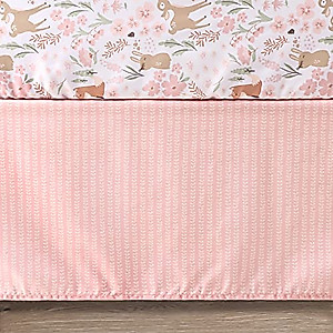 The Peanutshell Crib Bedding Set for Baby Girls, Fairytale Forest, 3 Piece Set