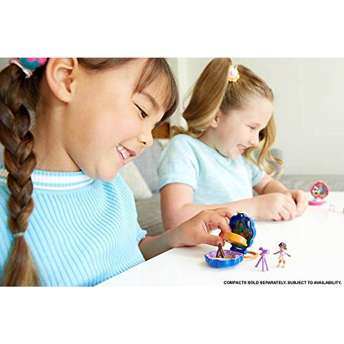 Polly Pocket Tiny Pocket Places Camping Compact! Shani Doll