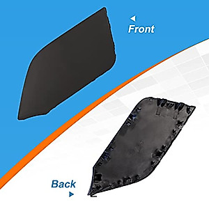 CZShiYue Front Bumper Tow Hook Cover Fit for Nissan X-Trail T32 Rogue 2017 2018 2019 2020 Towing Eye Cap 622A0-6FL0H (Silver, Left Driver Side)