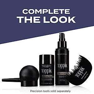 Toppik Hair Building Fibers, Medium Brown, 12g Fill In Fine or Thinning Hair Instantly Thicker, Fuller Looking Hair 9 Shades for Men & Women