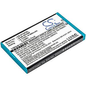 LIONX Battery Replacement for Game Console Advance SP AGS-001 GBA SP Part Number AGS-003 SAM-SPRBP 900mAh / 3.33Wh 3.7v Lithium-ion Blue