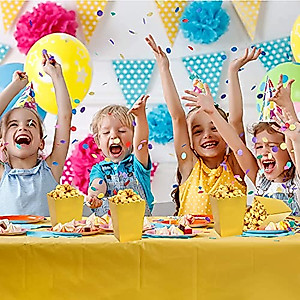 24 Pcs Popcorn Boxes Mini Paper Popcorn Box Cardboard Popcorn Container for Party, Gold