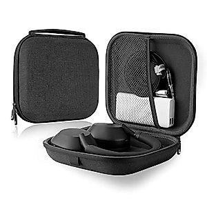 Linkidea Headphones Carrying Case Compatible with Sony WH1000XM5, WH-CH700N, WH-CH710N, WH1000XM3, WH1000XM4, XB950BT Case, Protective Hard Shell Travel Bag with Cable, Charger Storage (Dark Grey)