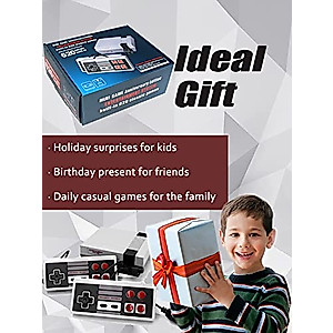 SFABF Classic Edition Mini Retro Game Console,AV Output Plug & Play Classic Mini Video Games, Built-in 620 Games with 2 Classic Controllers, Birthday Gifts Choice for Children/Adults