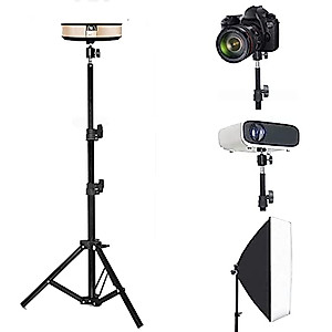 Tripod Stand, Mini Projector Stand,Lightweight Portable Projector Photography Stand Camera Tripod Adjustable Height 20" to 61" Floor Stand Holder, inculded 360° Rotatable Head Ball (Withstand 3pound)