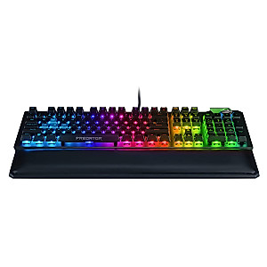 Acer Predator Aethon 700 Gaming Keyboard: Clicky or Linear - Your Choice | Per-Key 16.8M RGB Colors Backlighting | Programmable | Dedicated Media Keys & Dial | 100% Anti-Ghosting | Magnetic Wrist Rest