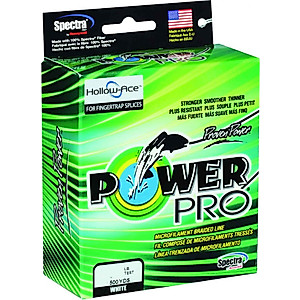 POWER PRO 65-500-W Spectra Braided Fishing Line, 65-Pound, 500-Yards, White