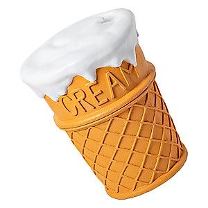 MEUMITY Simulated Food Stool, Fun Lightweight Food Shoe Changing Stool Decorative for Home (Ice Cream)