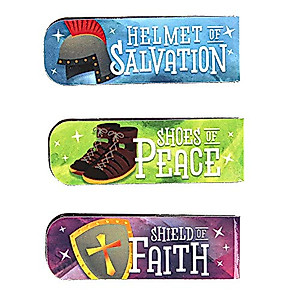 Armor of God Magnetic Bookmarks, 6 Bookmarks