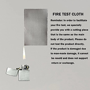 KUIJA Fireproof Document Bag 2000°F, 13.4"x9.4" Fireproof Waterproof Document Bag, Fireproof Money Bag，Fireproof Secure Storage Pouch with Zip, Fireproof Bags for Cash and documents