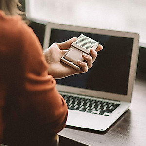 Tula Mics USB C Microphone - Mobile Recording Microphone for Podcasts, Zoom, Home Studio & More - Portable, Noise Reducing External Microphone with Flip Stand - iOS/Android, Mac & PC Mic