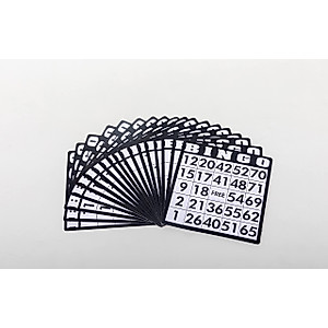 jiujiu&liuliu Deluxe Bingo Game Set - Metal Cage with Calling Board, 18 Bingo Cards,150 Colorful Bingo Chips,75 Colored Balls, Perfect for Family Events, Parties