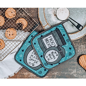 The Nightmare Before Christmas Jack and Sally Kitchen Pot Holders | Set of 2