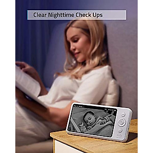 eufy Security, SpaceView Pro Video Baby Monitor with 5" Screen, Two-Way Audio, Security Camera, 720p, Pan & Tilt, Night Vision, Lullaby Player, Wide Angle Lens Not Included (No App Required)