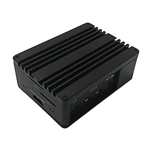 Metal Aluminium Case Chassis Box with Cooling Fan for Raspberry Pi 4 Model B