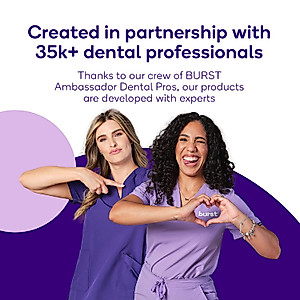 BURST Original Sonic Electric Toothbrush for Adults (Black) | Soft Bristle Deep Clean Stain & Plaque Removal | 3 Modes: Teeth Whitening, Sensitive & Massage